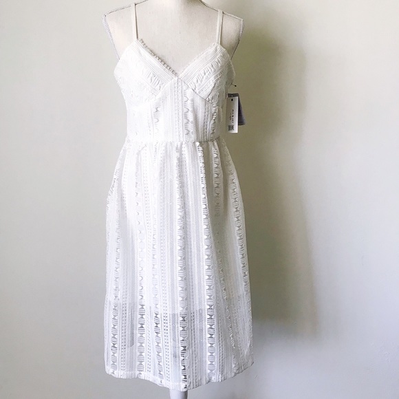 ALI & JAY | Dresses | Ali Jay White Lace Bellissimo Midi Dress | Poshmark